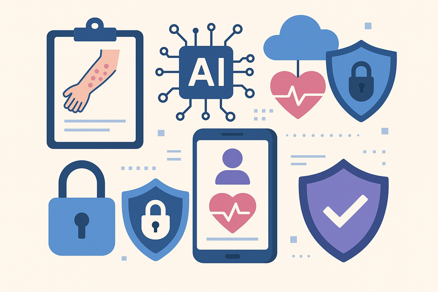 Navigating Privacy Concerns with AI Rash Diagnosis